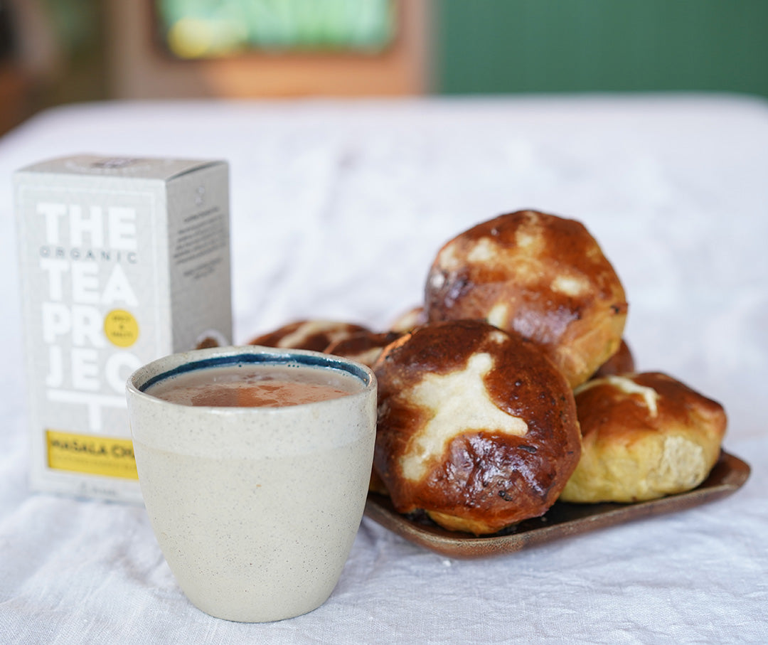 Easter with a Twist: Masala Chai Spiced Hot Cross Buns Recipe ...