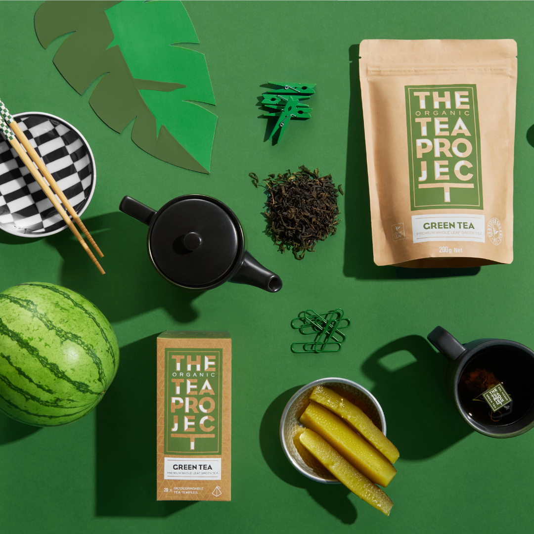 Organic Green Tea Collection | Loose Leaf & Pyramid Bags | TOTP ...
